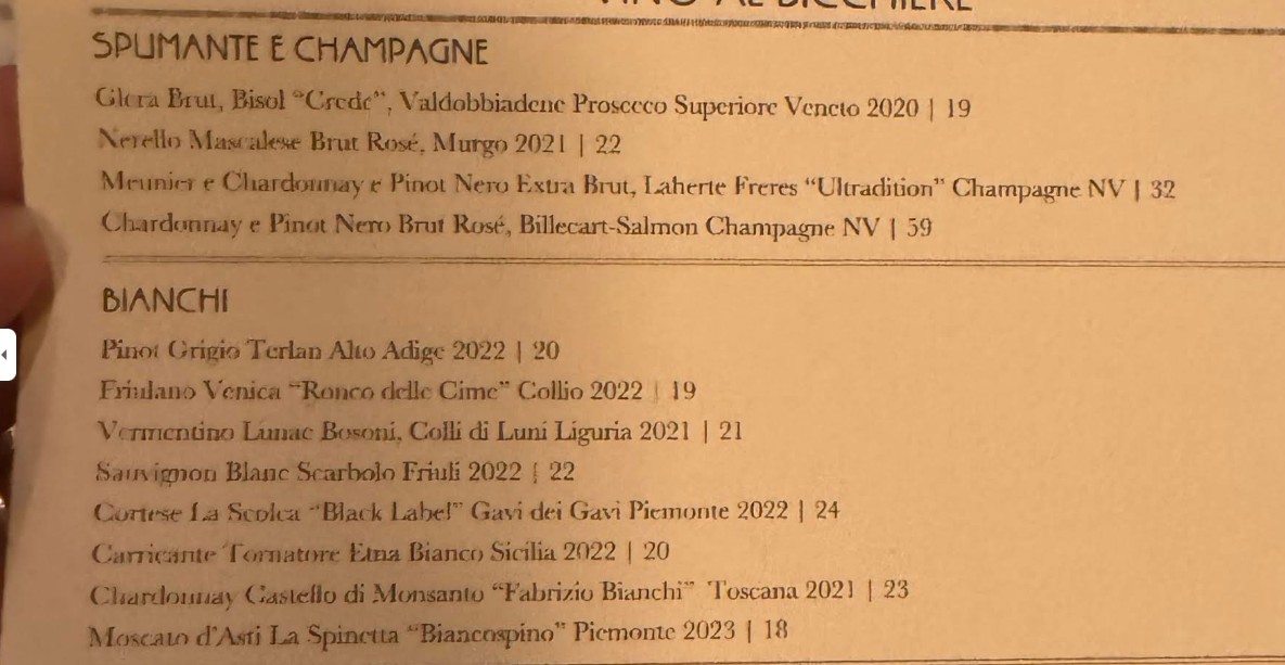 Mother Wolf Las Vegas Restaurant Menu – Roman Italian Cuisine at ...